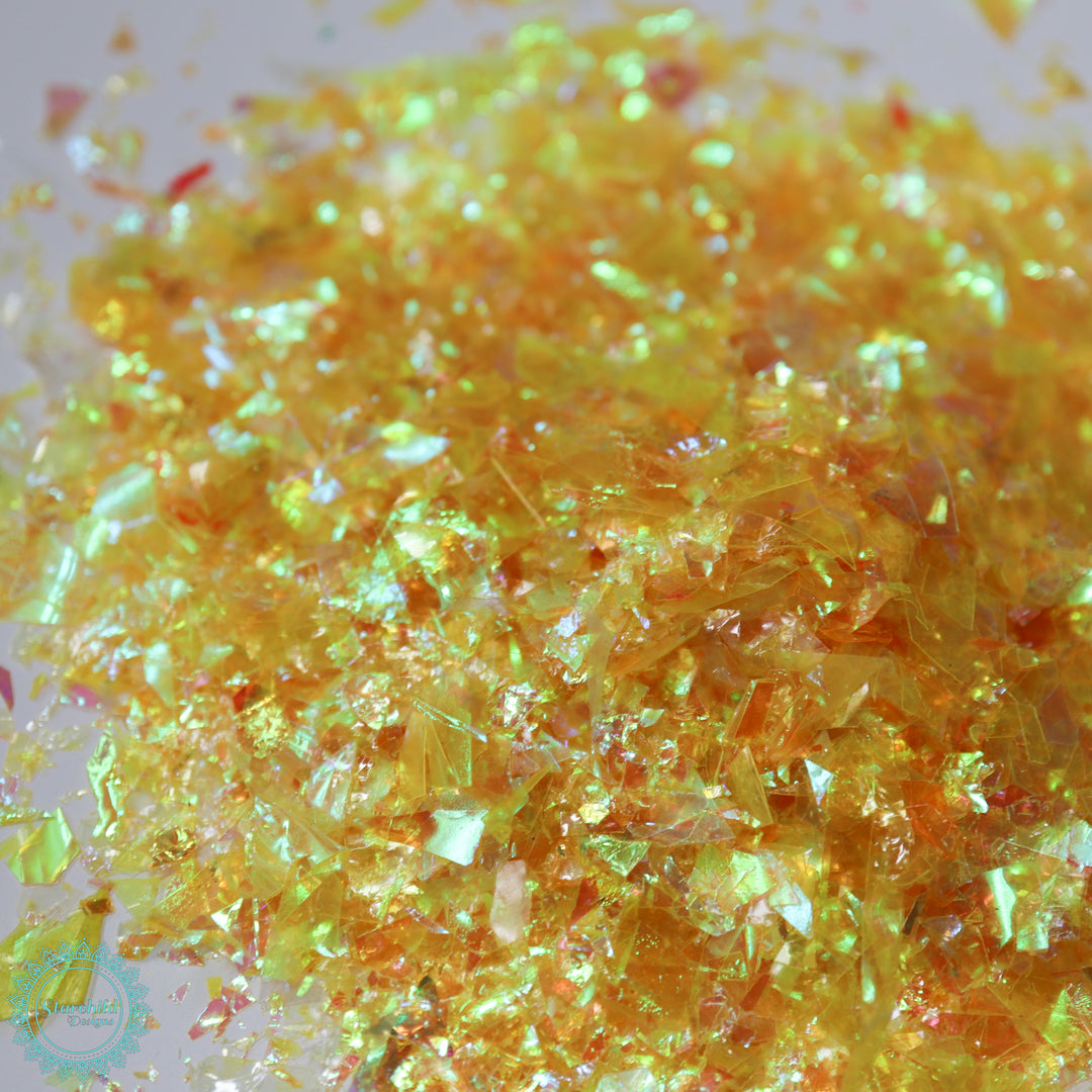 Yellow - Iridescent Mylar Flake – Starchild Designs